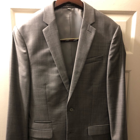 Express | Suits & Blazers | Express Mens Gray Suit | Poshmark